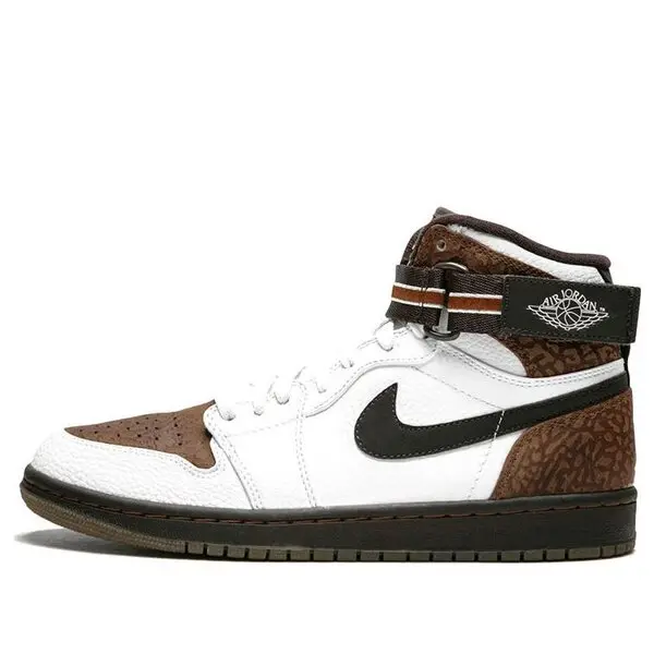 JORDAN 1 High Strap 'ginger - White/brown