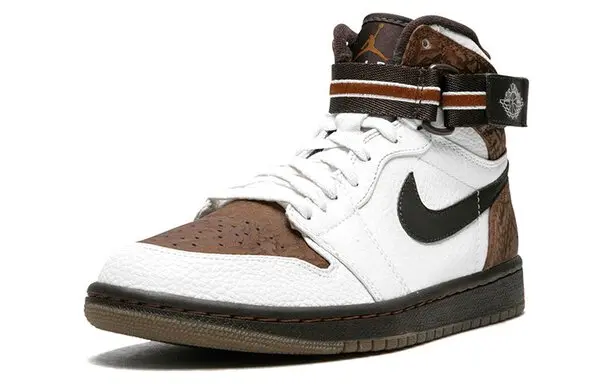 JORDAN 1 High Strap 'ginger - White/brown