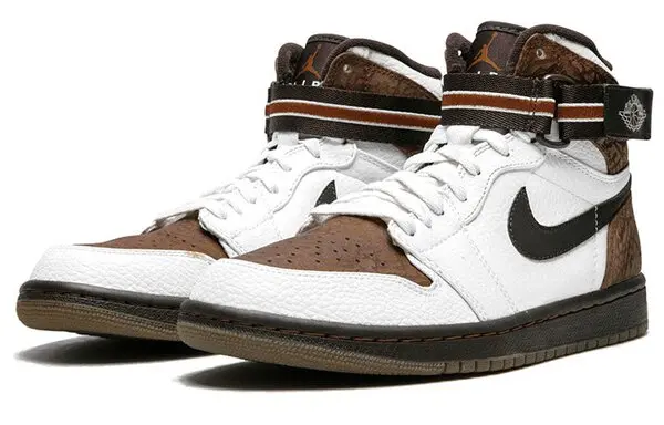 JORDAN 1 High Strap 'ginger - White/brown