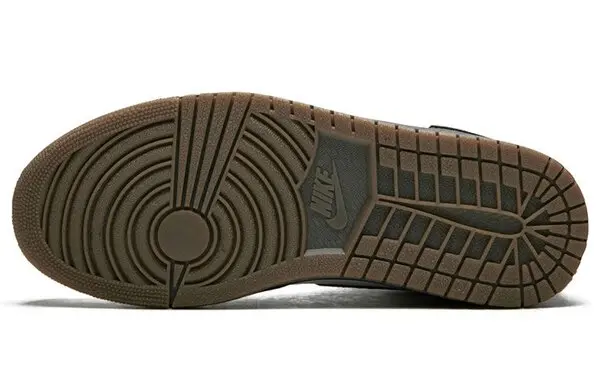 JORDAN 1 High Strap 'ginger - White/brown