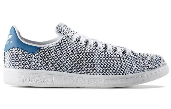 Adidas Stan Smith Mesh Sneakers - White/blue