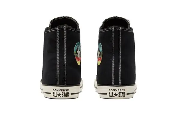CONVERSE Chuck Taylor All Star High Top Sneakers - Black/white/red