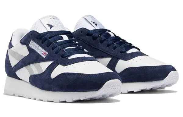 REEBOK Classic Leather Low Top Sneakers - Bluewhite
