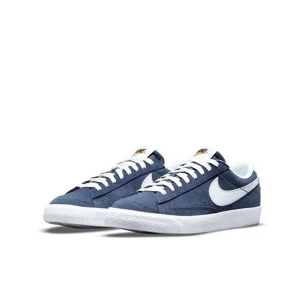Nike Blazer Low '77 Suede Low Top Sneakers - Blue/white