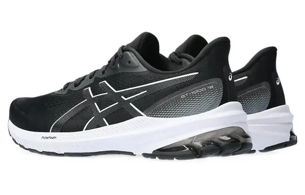 Asics Gt-1000 12 "black White" Sneakers - Black/white