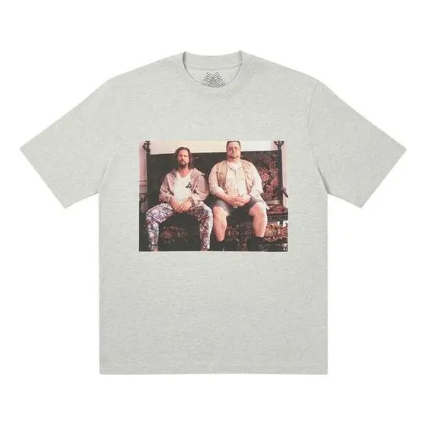 PALACE Round Neck Short Sleeve T-shirt - Grey