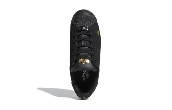 Adidas Superstar Pure J Black Gum Sneakers