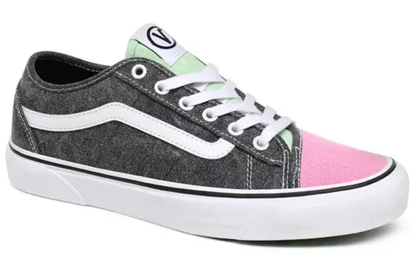VANS Bess Ni 'throwback' Sneakers - Black/green/pink