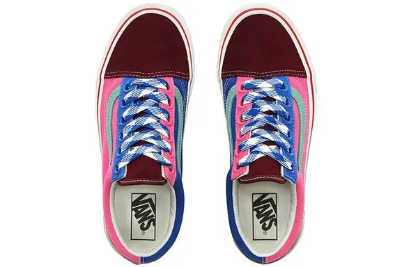 VANS Old Skool High Top Sneakers - Pink/blue