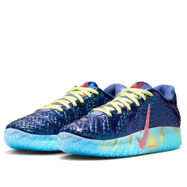 Nike Ja 3 "uncle Phil" Athletic Sneakers - Blue Chill/zitron/blue