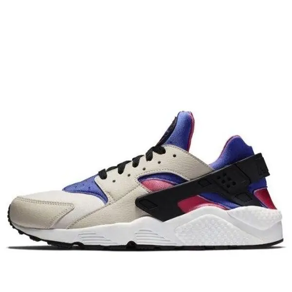 Nike Huarache Athletic Sneakers - Black/creamwhite/purple