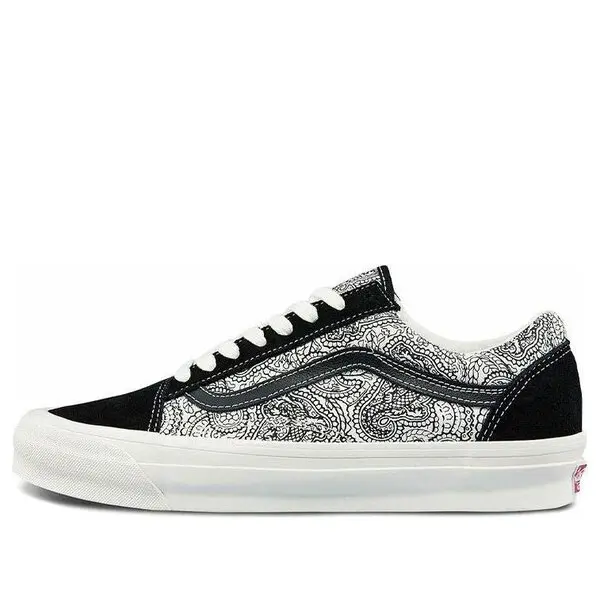 VANS Og Old Skool Lx 'dragon Paisley' Low Top Sneakers - Black/white
