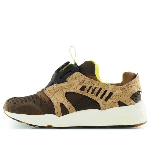 PUMA Disc Blaze Leather Cage Lux Opt. 2 Sneakers - Redbrown