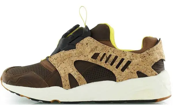 PUMA Disc Blaze Leather Cage Lux Opt. 2 Sneakers - Redbrown