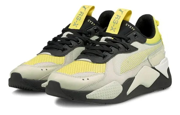 PUMA Rs-x Colour Theory Sneakers - Black/gray/yellow