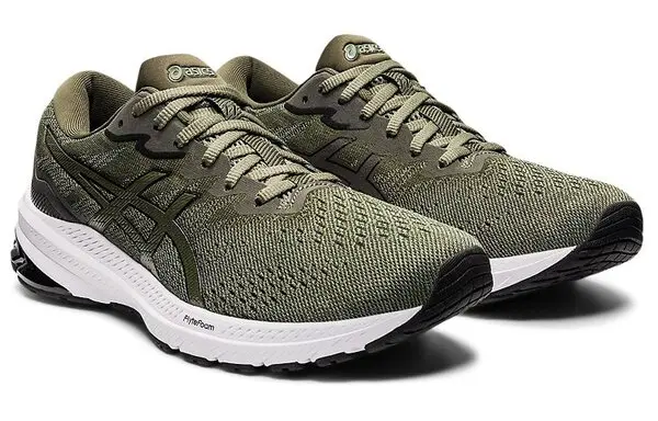Asics Gt-1000 11 Athletic Sneakers - Olive Green