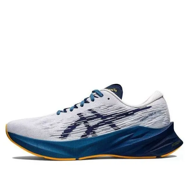 Asics Novablast 3 Athletic Sneakers - White/blue