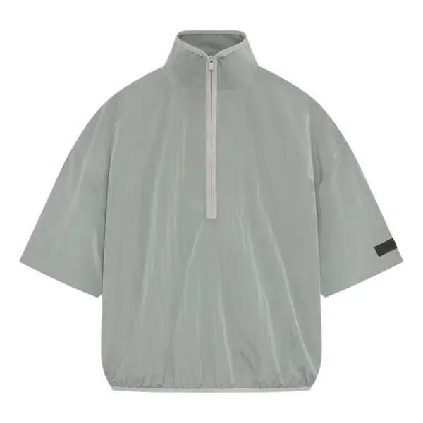 Fear Of God Ss234 Half Zip Mockneck Shirt - Seal