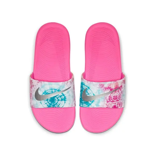 Nike Kawa Tie-dye Slides - Blue/red