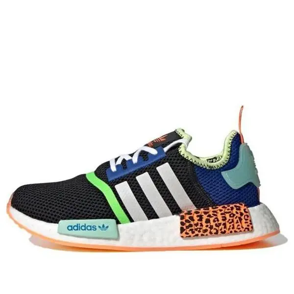 Adidas Nmd_r1 J " Leopard" Sneakers - Black