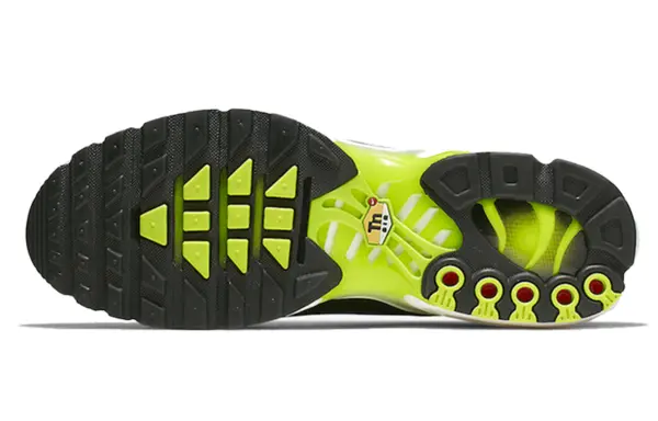 Nike Max Plus Tn Se "volt Spray Paint - Black/yellow