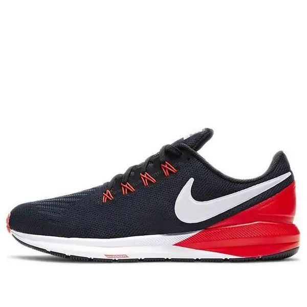 Nike Zoom Structure 22 Athletic Sneakers - Dark Obsidian/white-black