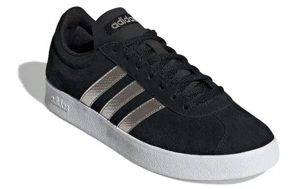 Adidas Vl Court 2.0 Platinum Metallic Sneakers - Black