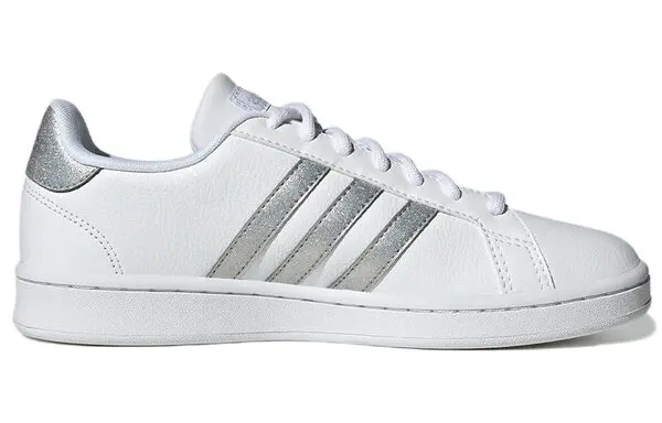 Adidas Grand Court Cloudfoam Lifestyle Sneakers - Cloud White/silver Metallic