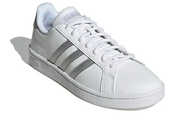 Adidas Grand Court Cloudfoam Lifestyle Sneakers - Cloud White/silver Metallic