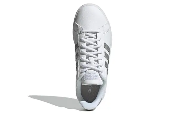 Adidas Grand Court Cloudfoam Lifestyle Sneakers - Cloud White/silver Metallic
