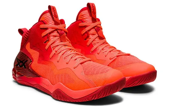 Asics Nova Surge Tokyo Sunrise Basketball Sneakers - Red