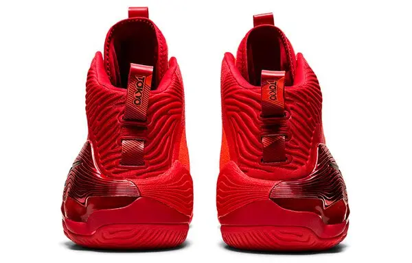 Asics Nova Surge Tokyo Sunrise Basketball Sneakers - Red