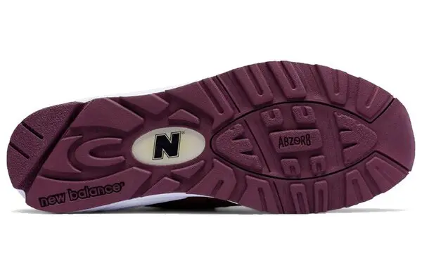 NEW BALANCE 990v2 Made In Usa "bringback Suede" Sneakers - Dark Red/white/black