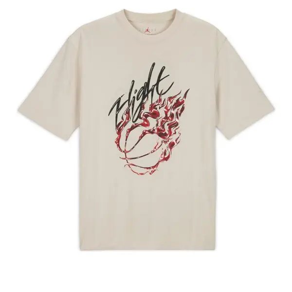 JORDAN X Travis Scott Flight Graphic T-shirt 'cream