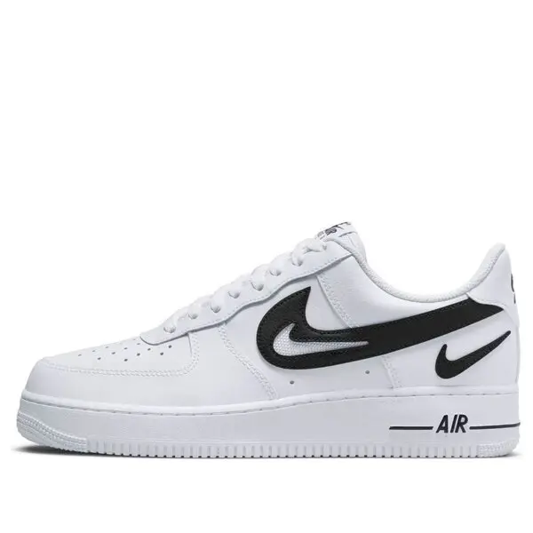 Nike Force 1 '07 "cut Out Swoosh - White/black