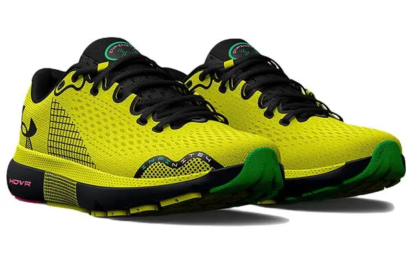 Under Armour Hovr Infinite 4 Athletic Sneakers - Yellow/black