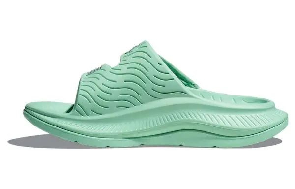 Hoka One One Ora Luxe Slide - Mist Green/trellis