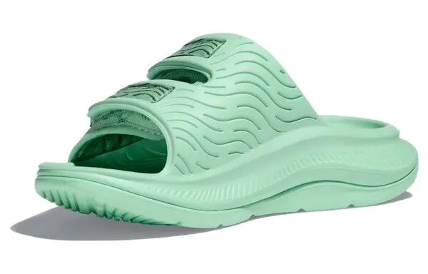 Hoka One One Ora Luxe Slide - Mist Green/trellis