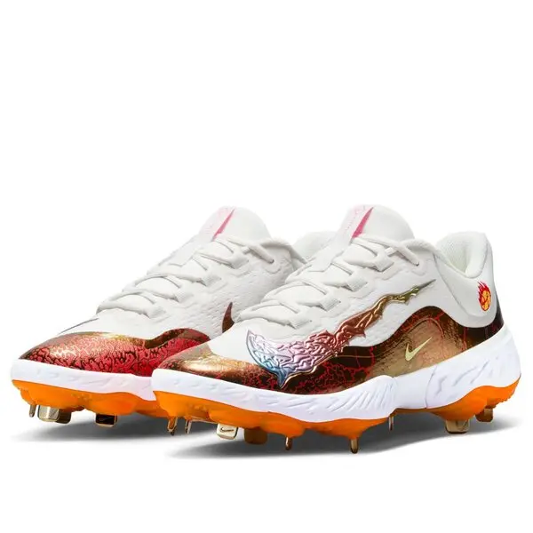 Nike Alpha Huarache Elite 4 Low Nrg Baseball Cleats - White