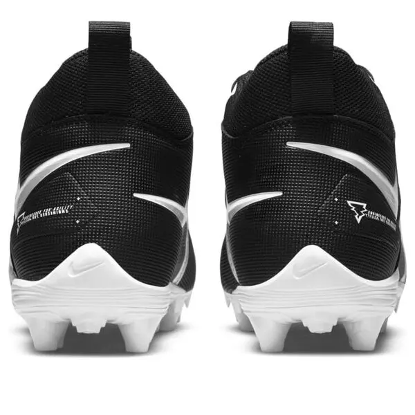 Nike Alpha Menace Varsity 3 Athletic Cleats - Black/white