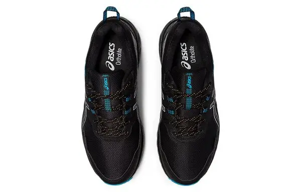 Asics Gel-venture 9 Waterproof Athletic Sneakers - Black/orange/blue