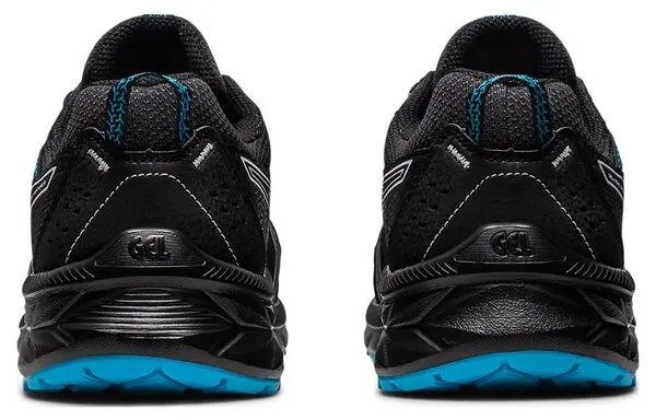 Asics Gel-venture 9 Waterproof Athletic Sneakers - Black/orange/blue