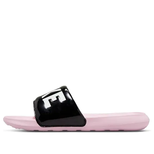 Nike Victori One Slides Black And Pink Foam - Black/pink Foam/white