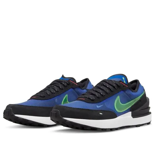 Nike Waffle One "medium Blue Volt" Sneakers - Black/blue