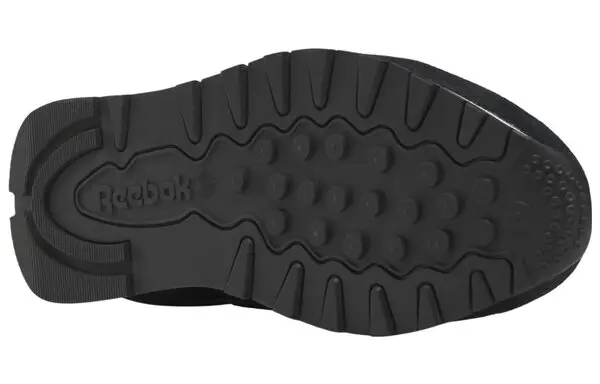 REEBOK Classic Leather Lace-up Sneakers - Core Black/chalk/flash Red