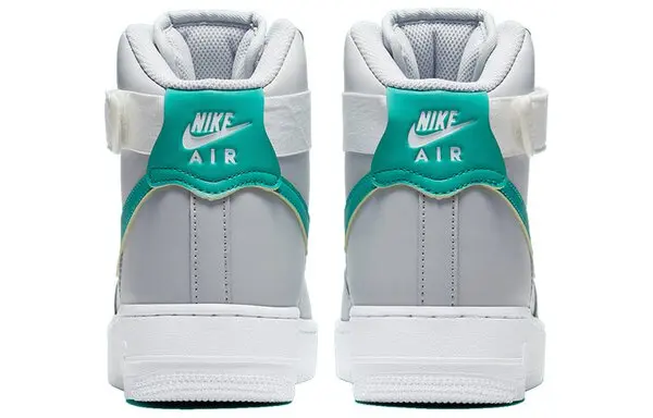 Nike Force 1 High Top Sneakers - Grey/green