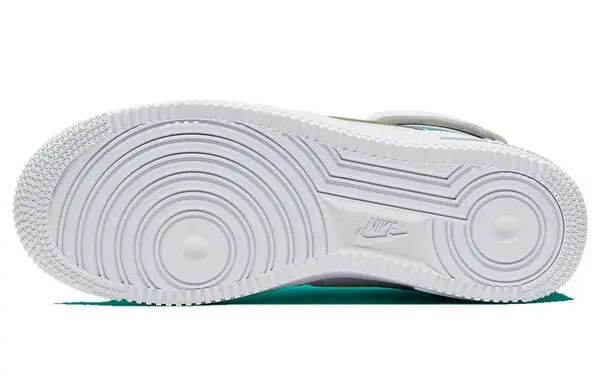 Nike Force 1 High Top Sneakers - Grey/green