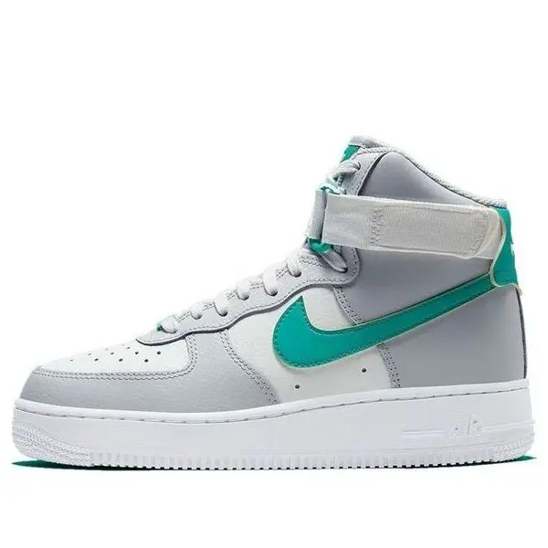 Nike Force 1 High Top Sneakers - Grey/green