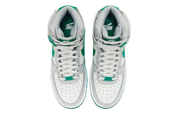 Nike Force 1 High Top Sneakers - Grey/green