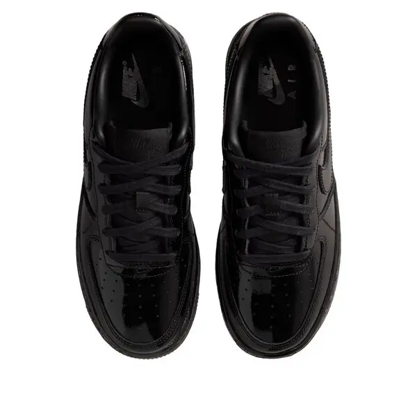Nike Force 1 Low Patent Sneakers - Black